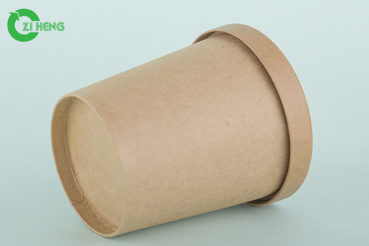 Non Absorbent Kraft Paper Cups 26 Ounce Microwave Safe Bright For ...