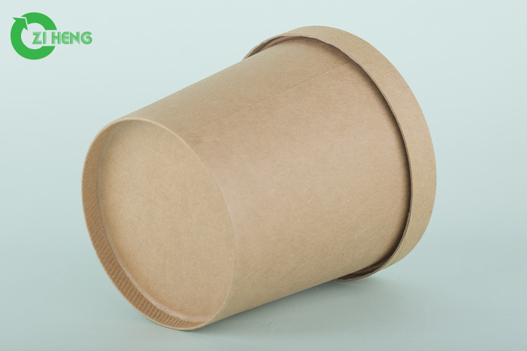 Microwaveable Kraft Paper Cups High Stiffness No Smell Easy To Close ...